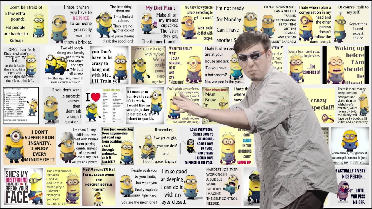 Filthy Frank Greenscreen: Minions - YouTube