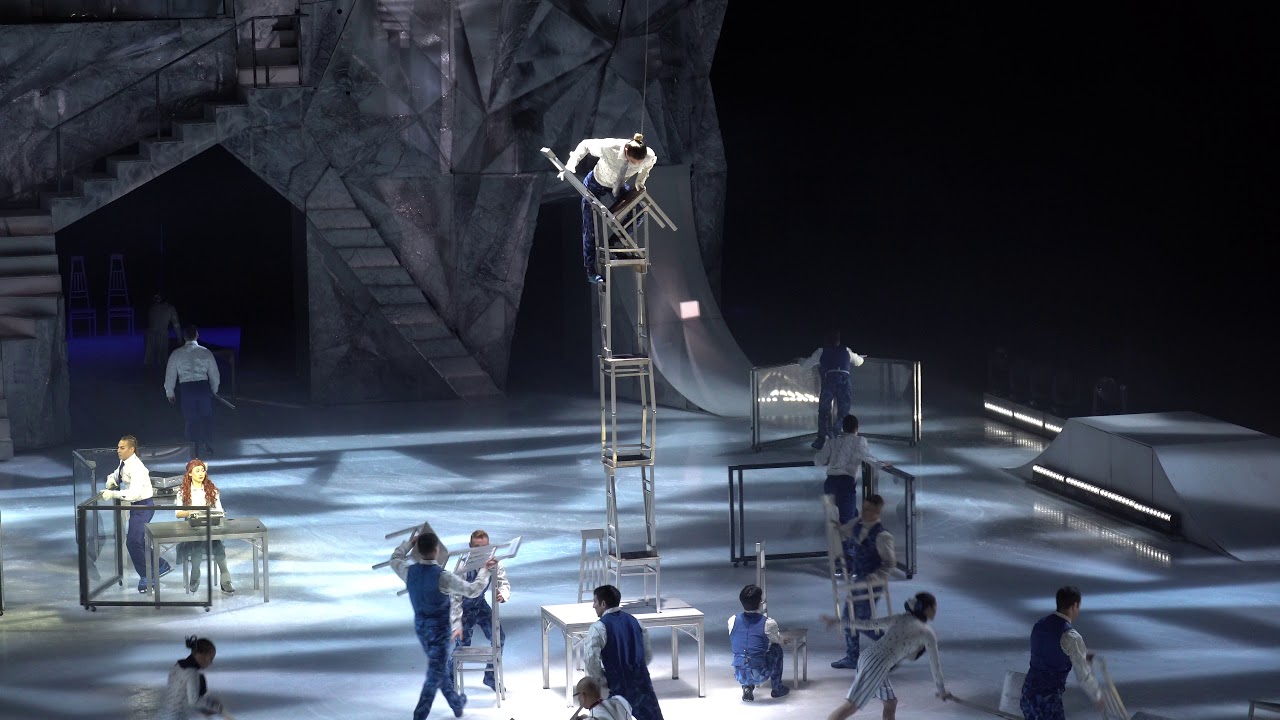 Chair balancing act - YouTube