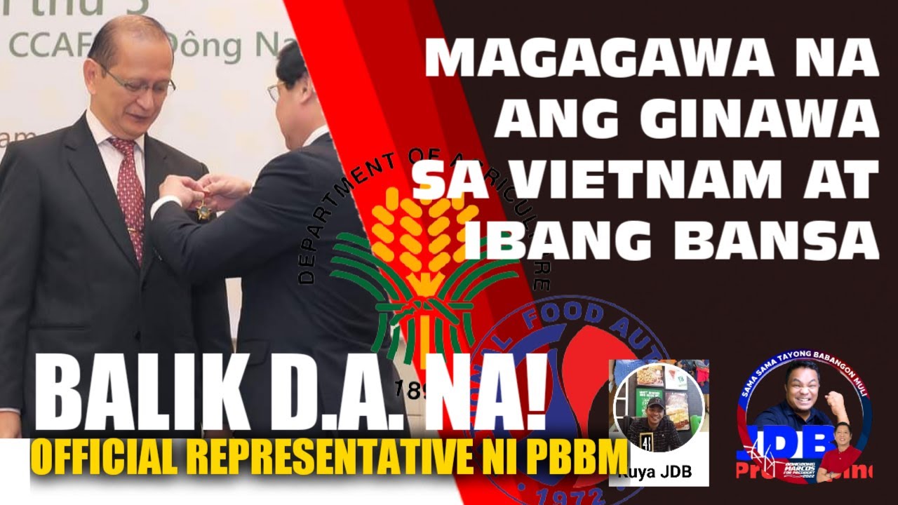 USEC LEOCADIO SEBASTIAN BALIK DEPT OF AGRICULTURE NA - YouTube