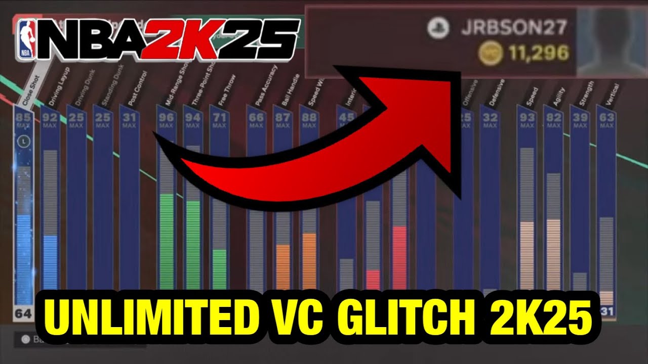 NBA 2K25 MY CAREER UNLIMITED VC GLITCH | 2K25 VC GLITCH - YouTube