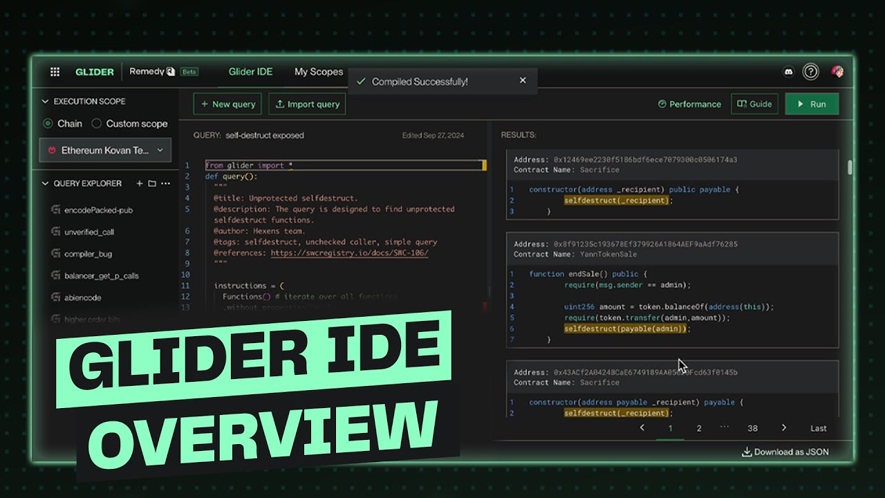 Glider IDE - Overview - YouTube