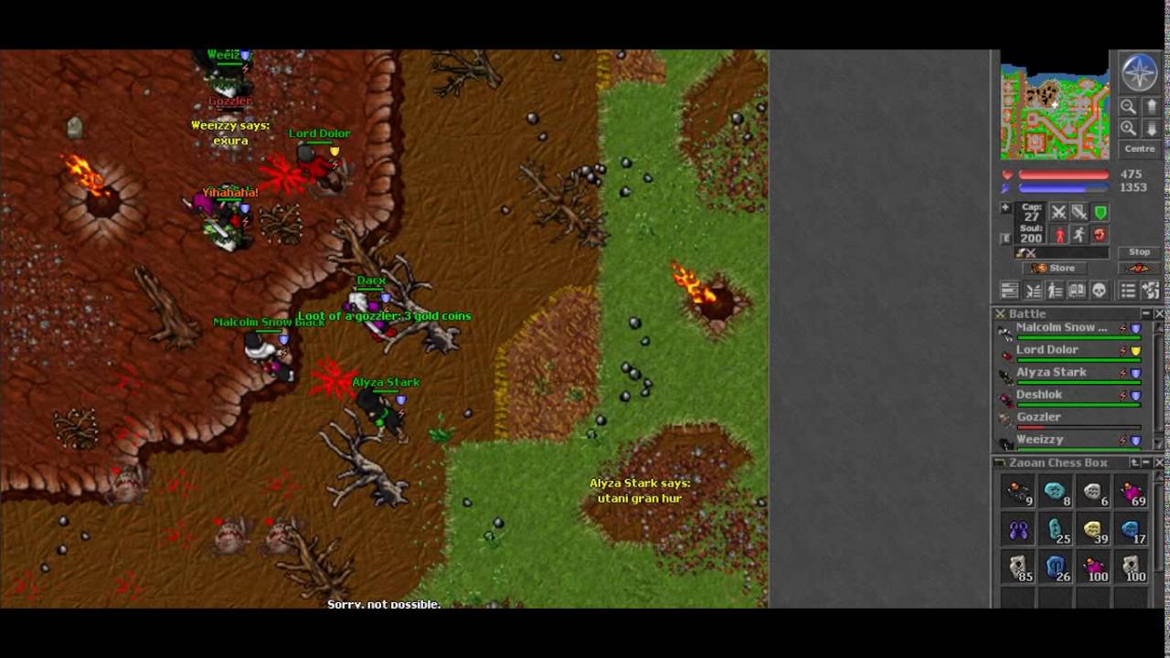 TIBIA FAKE PK YALAHAR HELLS "EXIVA" - YouTube