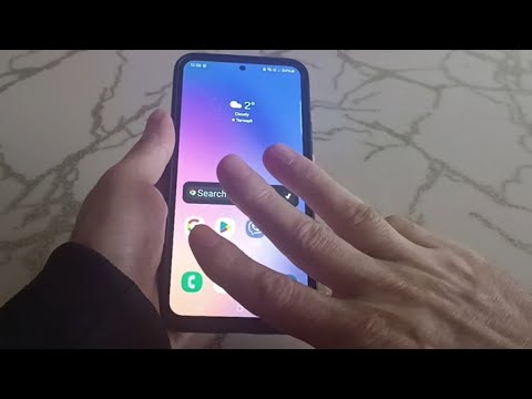 How to take three finger screenshot in samsung A54 - YouTube