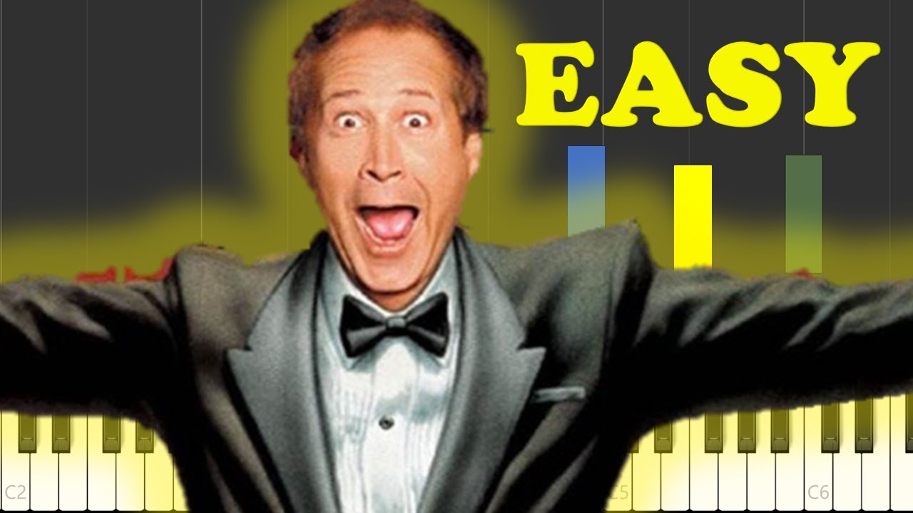 Vegas Vacation Theme Song On Piano EASY - YouTube