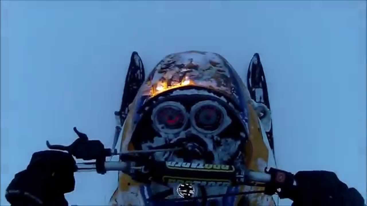 ski-doo rev turbo custom home made first test - YouTube