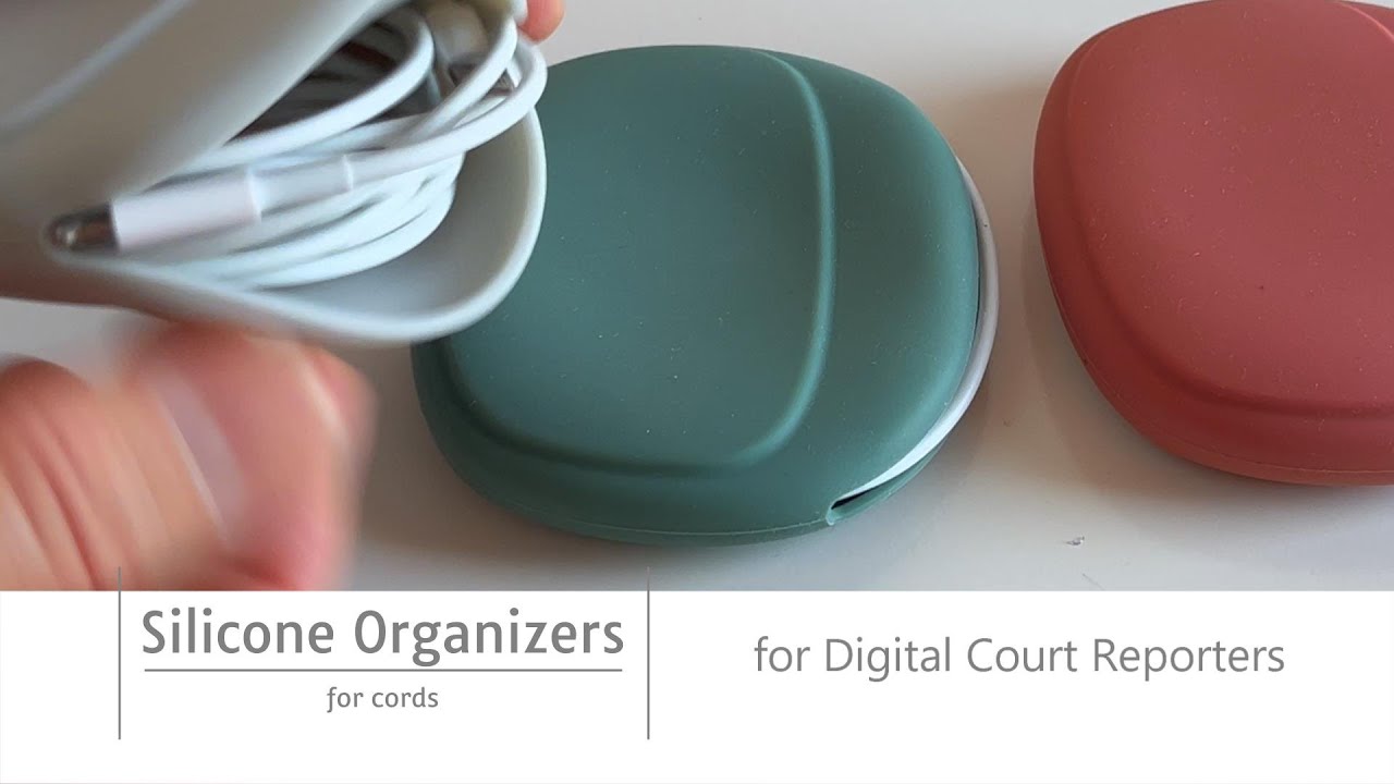 Small cord organizer to carry in bags - for iPhones, iPads, Headsets by ...