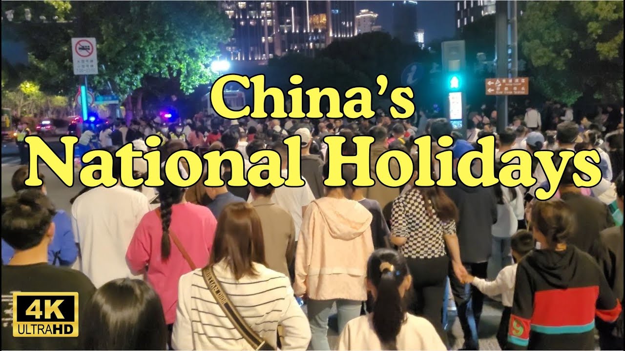 Over-Crowded During National Holidays, Shanghai, China - YouTube
