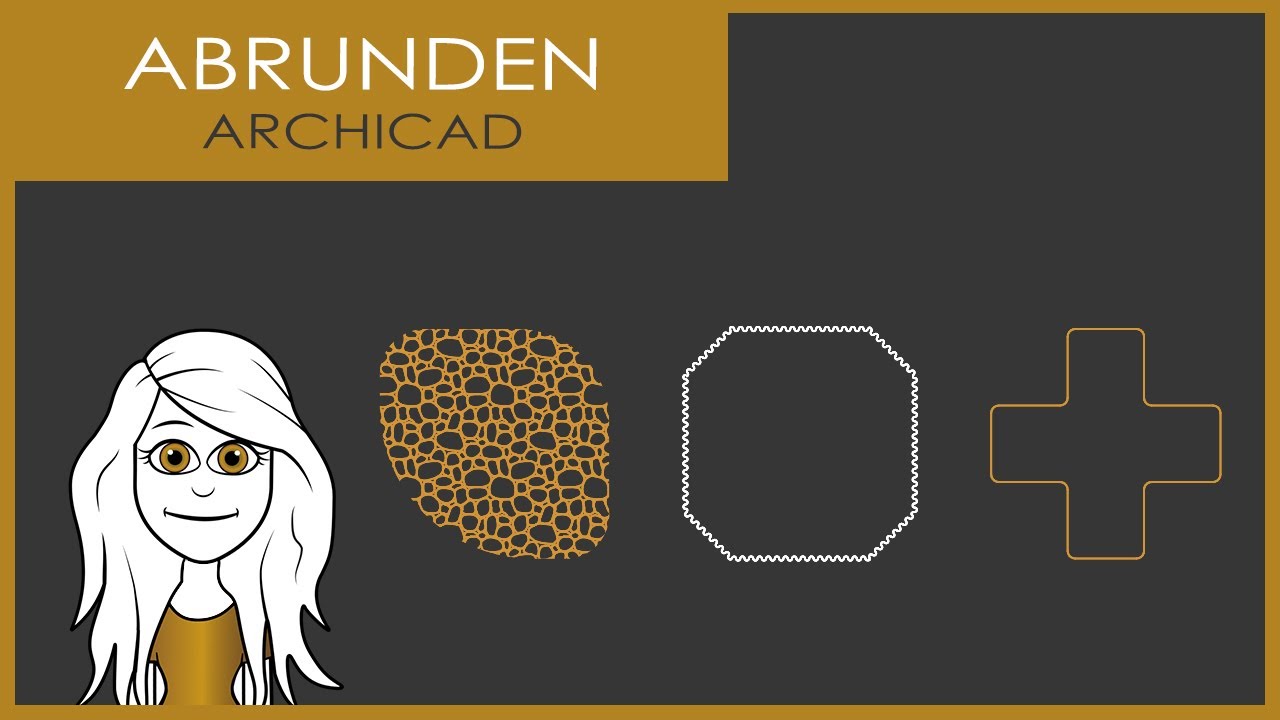 Schraffuren und Linien bearbeiten: Ecken abrunden/abschrägen [ArchiCAD ...