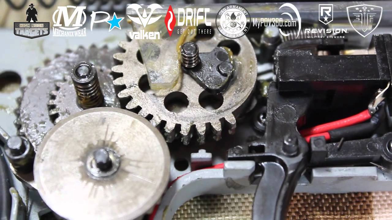 AirSim Reviews the Elite Force 4crs Airsoft Gun Internals - YouTube