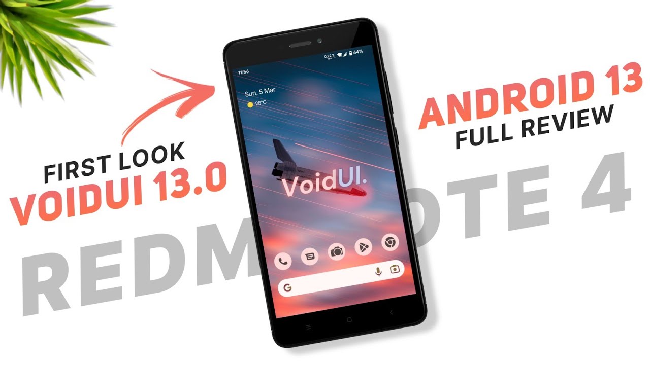 VoidUI 13.0 Rom For Redmi Note 4 | Android 13 | Game Space | Full Detailed Review - YouTube