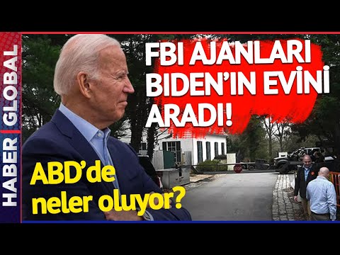 ABD'de Neler Oluyor? Daha Önce Gizli Belgeler Bulunmuştu... FBI Ajanları Biden'ın Evini Aradı!