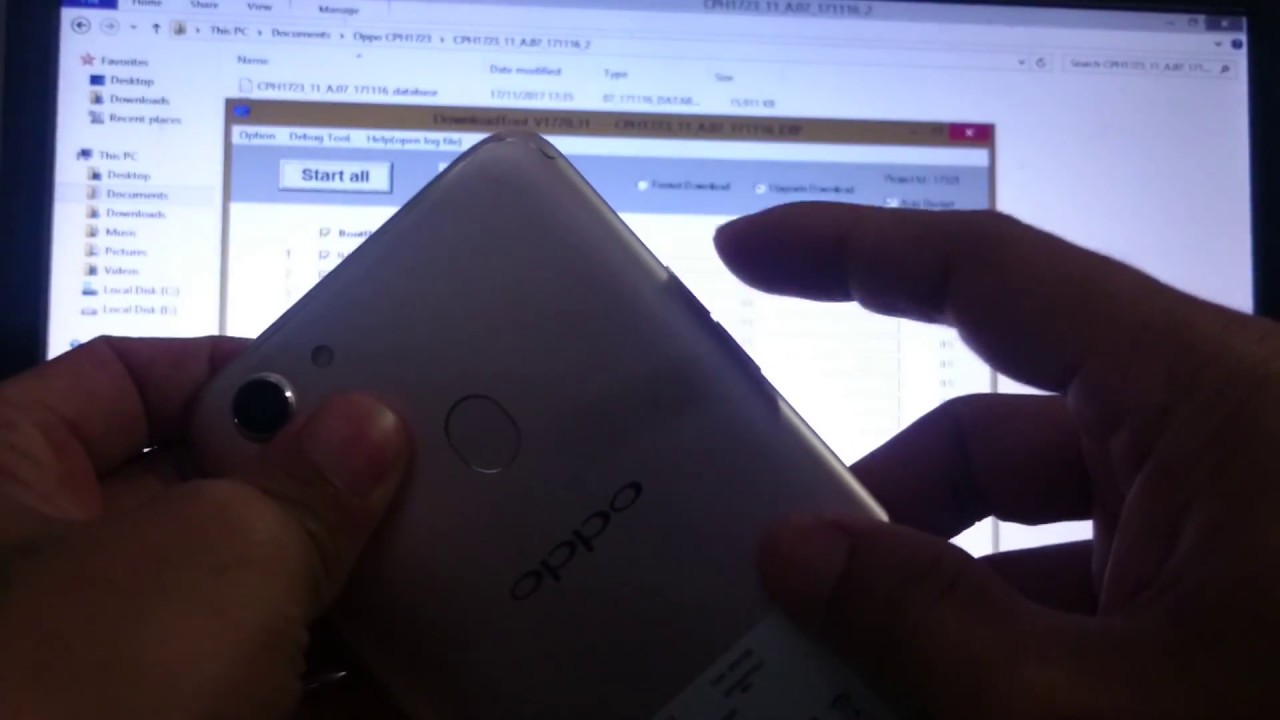 How To Flash Oppo F5 (CPH1723) Lupa Password - YouTube