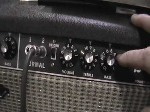 66' Fender Bassman AB165 - Fresh Filter Caps, No mods. - YouTube