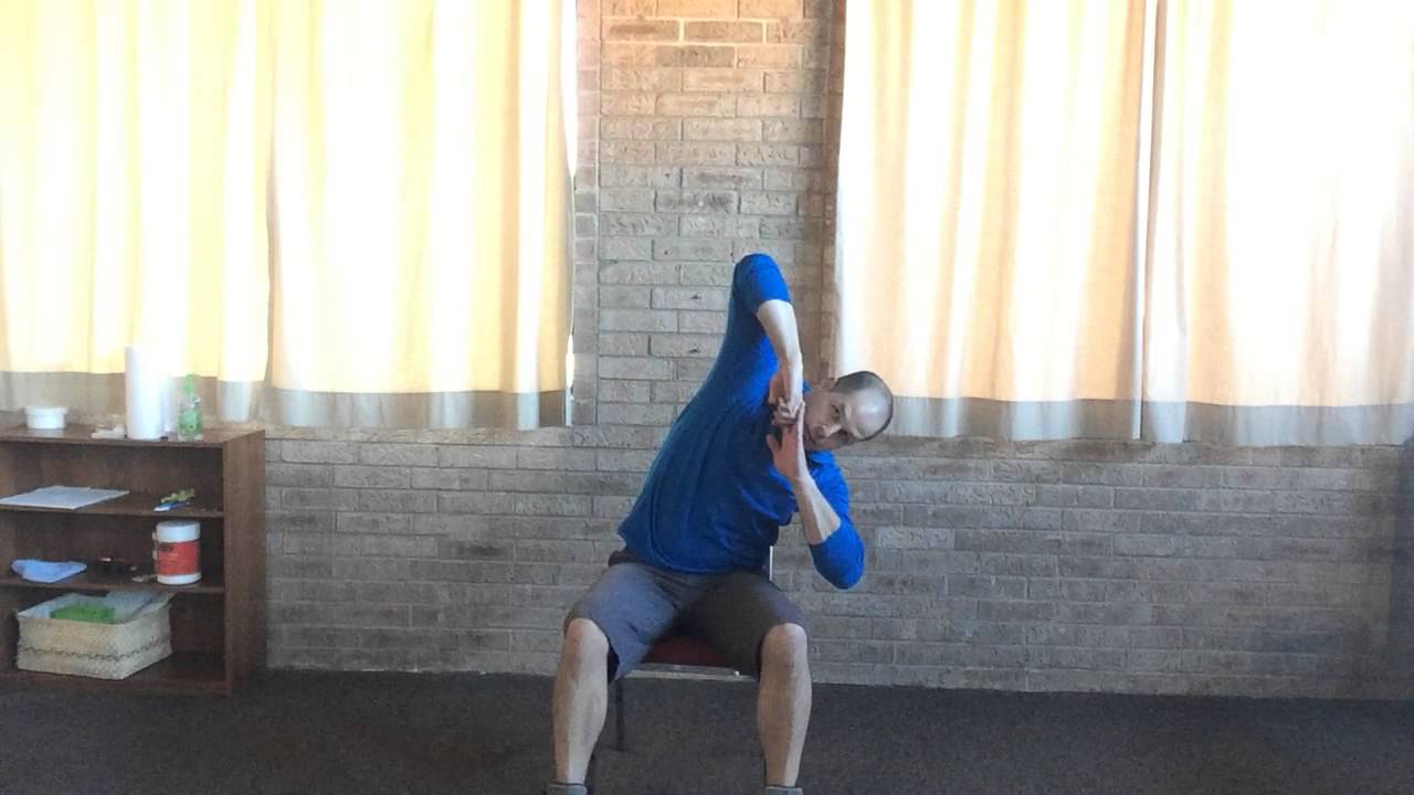 Lovett Chiropractic Amarillo - How To Stretch Mid Back Muscles - Seated ...