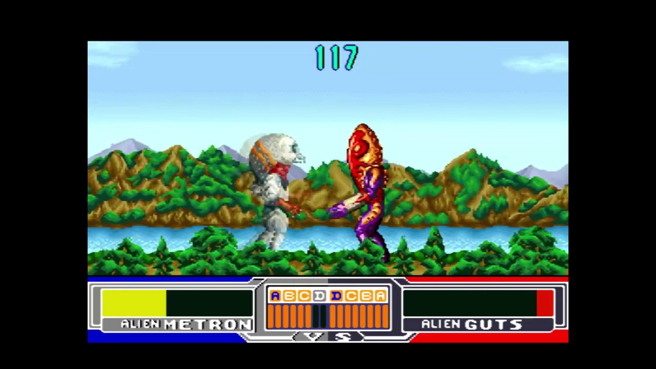 Ultraseven Tournament Fighter "Alien Metron vs Alien Guts" - YouTube