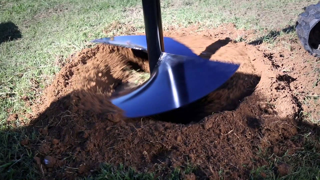 36-inch Auger Attachment for Ditch Witch Mini Skid Steers - YouTube
