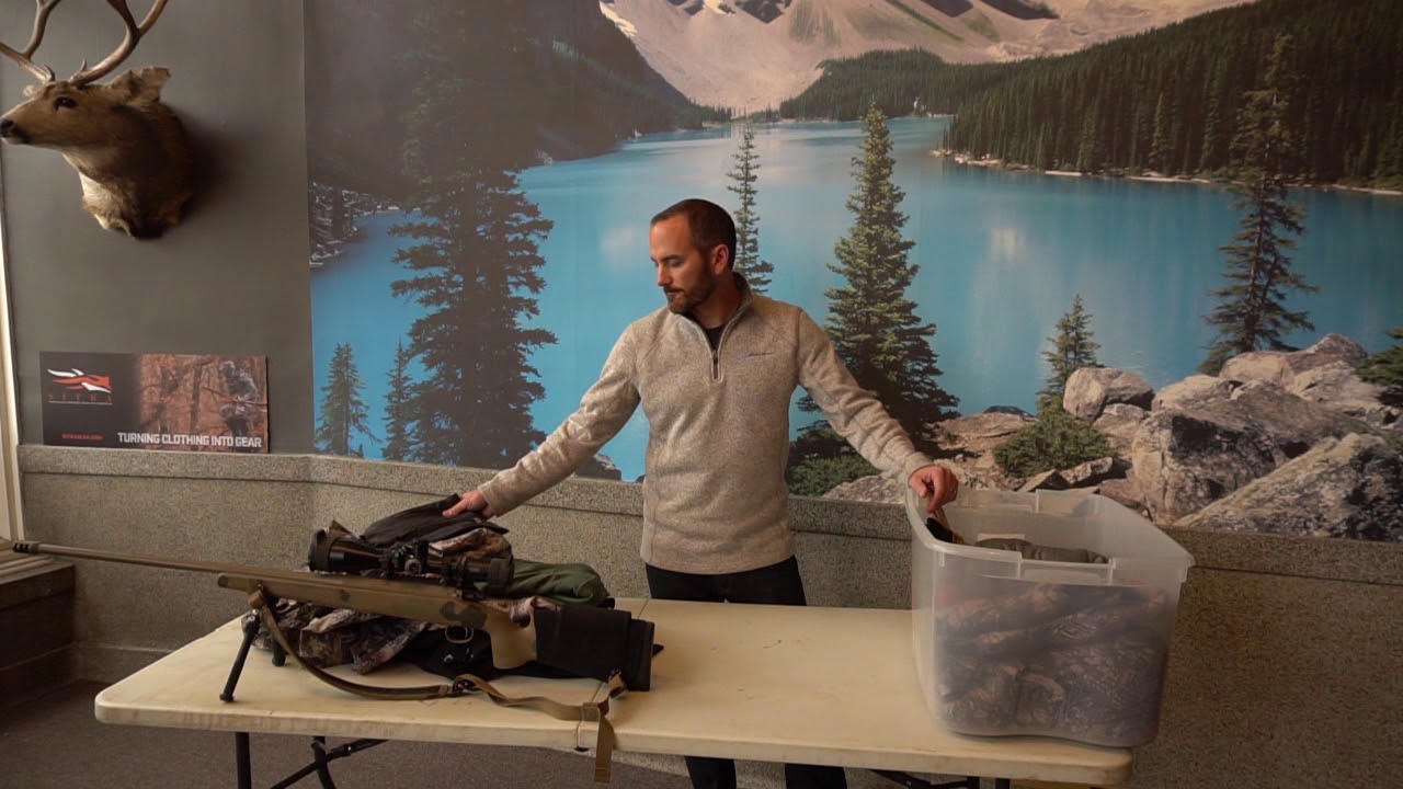 Andy Backus explains his Sitka Gear clothing for a Western Wyoming ...