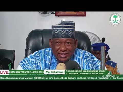 14 Ramadan Tafsir | Tareda Sheikh Muhammad Kabiru Haruna Gombe Hafizahullah - YouTube