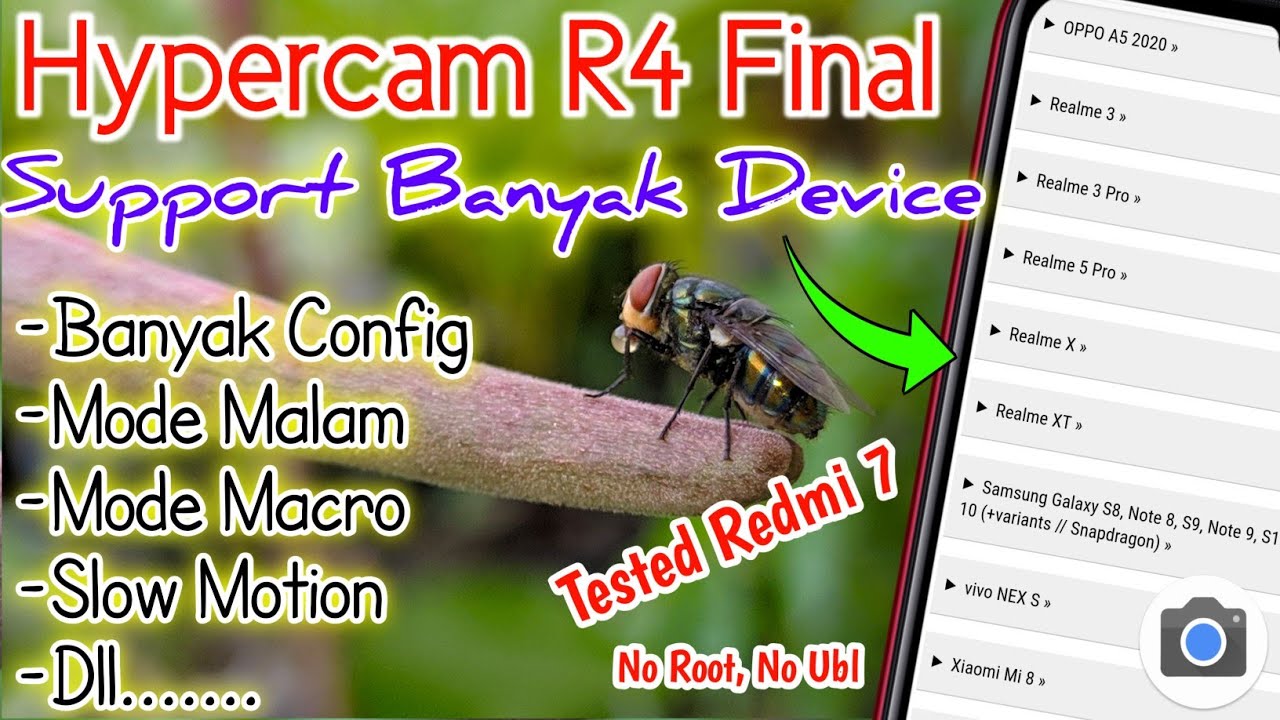 Gcam Hypercam R4 + Config, Mode Macro, Mode Malam All Android | Tested ...