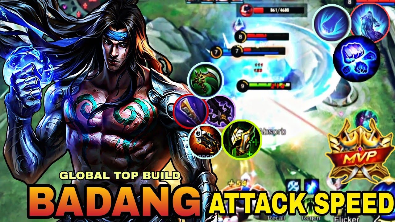 BADANG FULL ATTACK SPEED BUILD~BADANG VS ALPHA||BADANG BEST BUILD 2023 ...