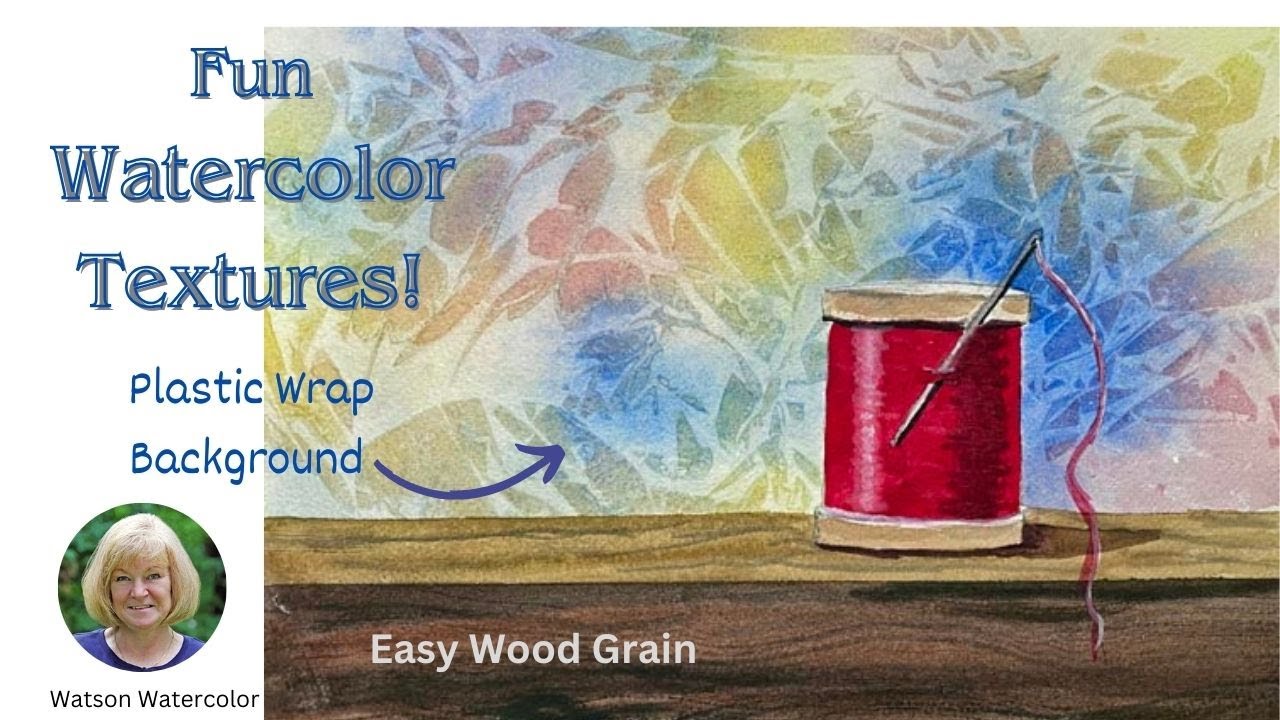 Beginning Watercolor Techniques for Shadows, Plastic Wrap and How to ...