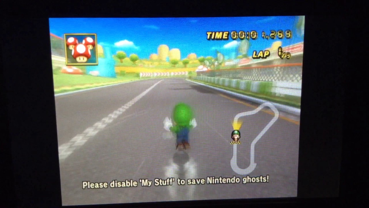 MKWii - Luigi (on foot) (Custom Character) - YouTube