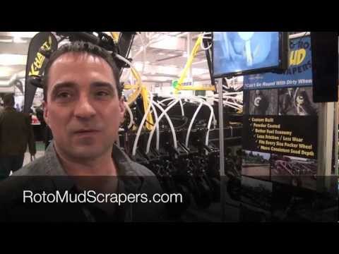 Roto Mud Scraper Keeps the Packer Wheels Clean - YouTube