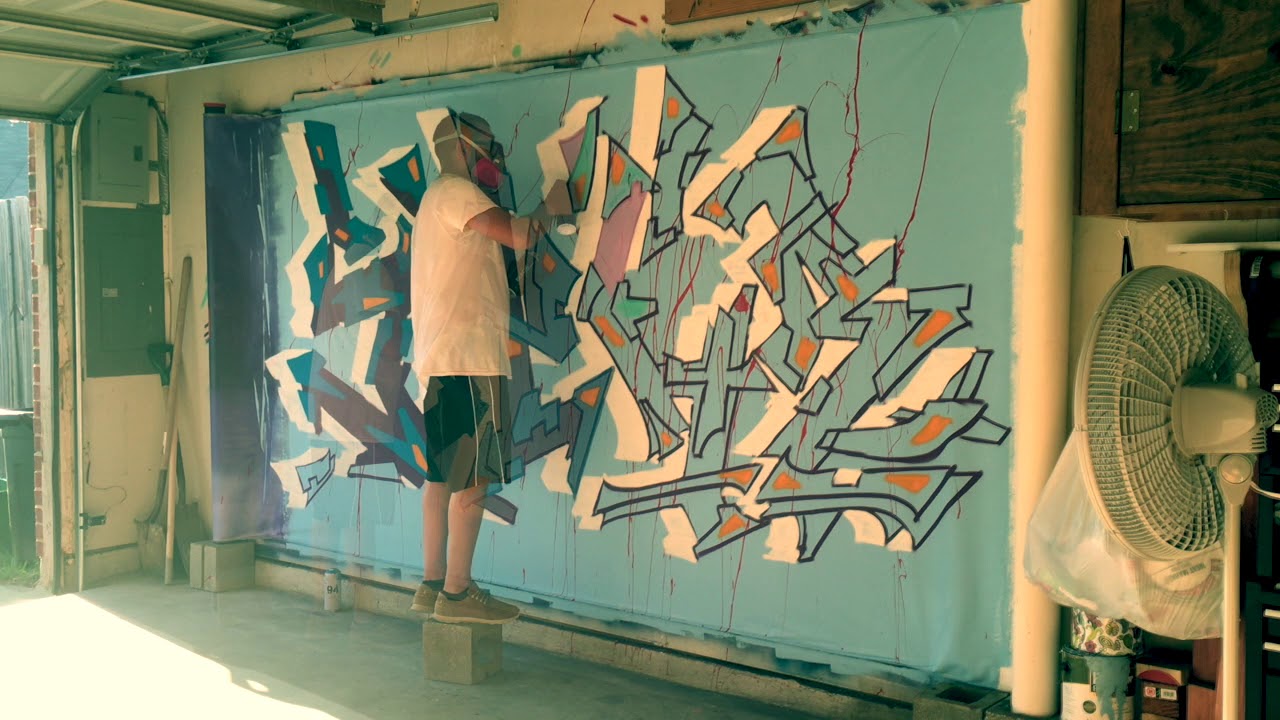 SAEB - Graffiti throwback 1998 sketch - 2d Robot Saeb 2018 - YouTube