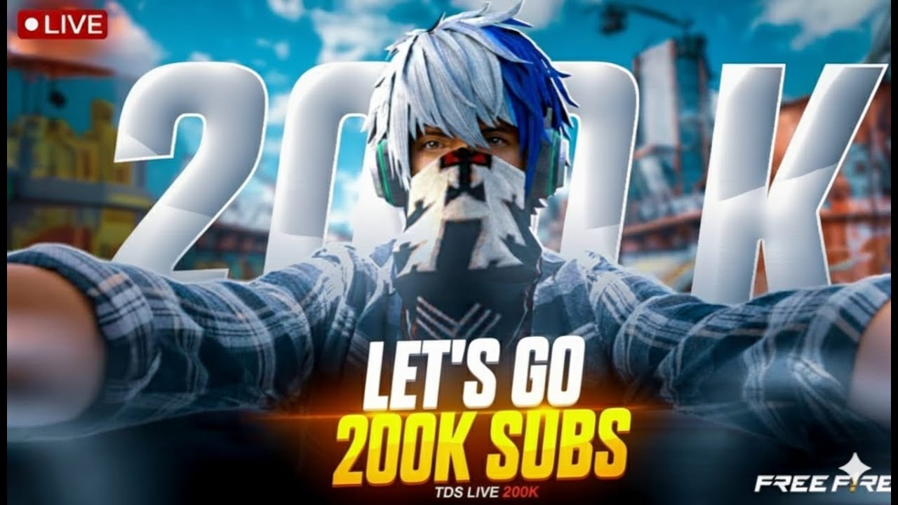 ⭐ Free Fire LIVE GIVEAWAY 🔴 | Road To 200K SUBS 💥 | Full Map Customs # ...