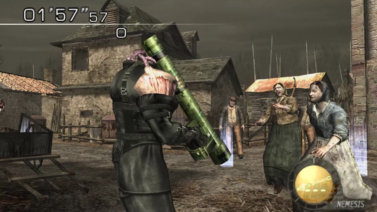 Nemesis Attacks The Village! Resident Evil 4 Nemesis Mod Mercenaries ...
