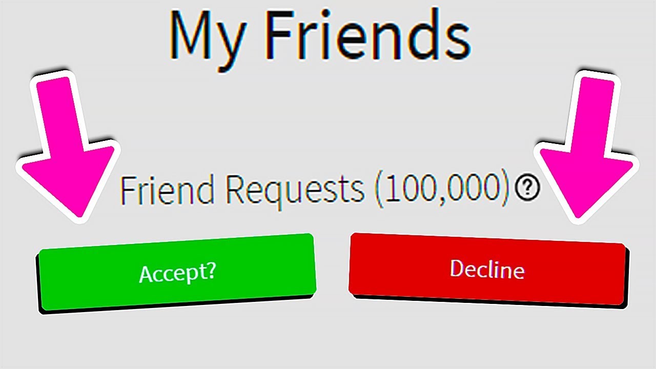 WE REACHED 100,000 FRIEND REQUESTS! | Roblox | Roblox Account - YouTube
