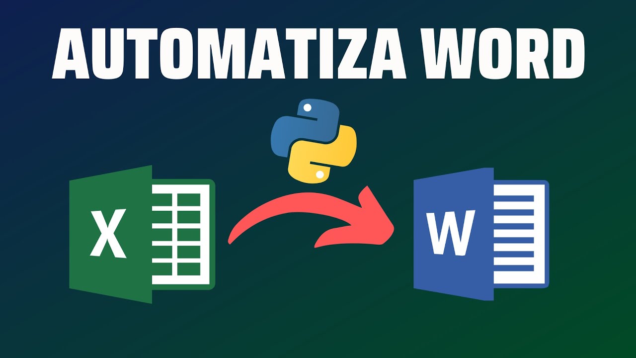 Cómo Automatizar Documentos De Word Usando Python Youtube