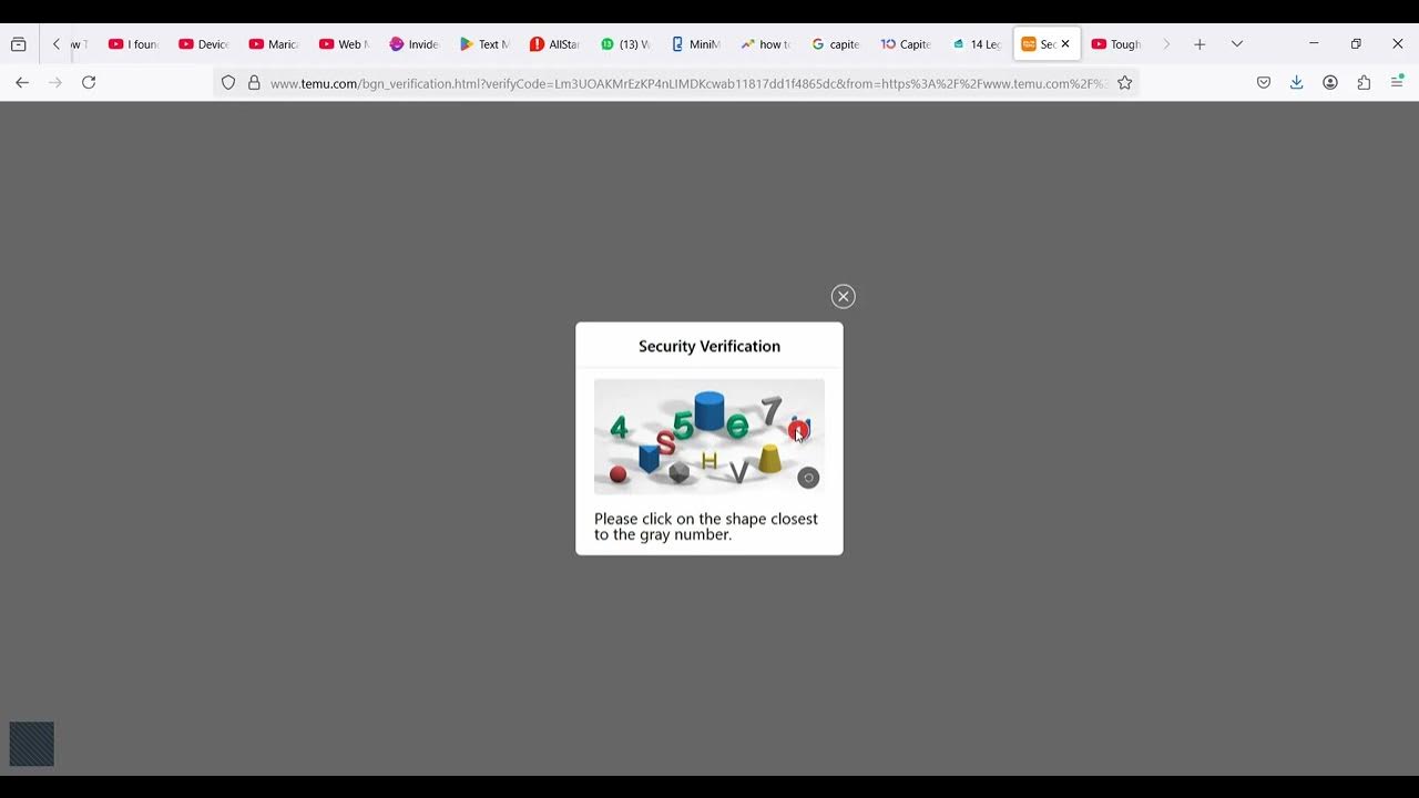 TEMU Security Verification Puzzle Messing My Head | SOLVED IT At The End 🔐🧩 - YouTube
