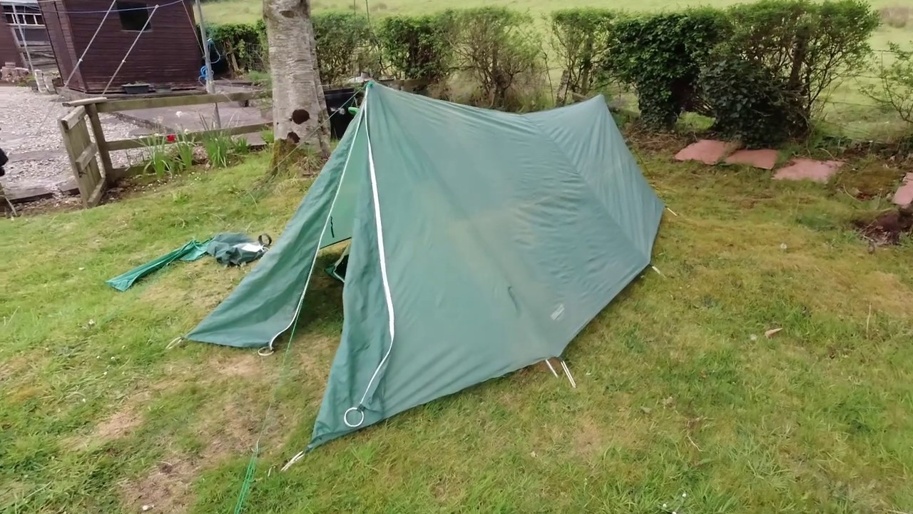 Eurohike Ridgeway 1980's retro tent setup. - YouTube