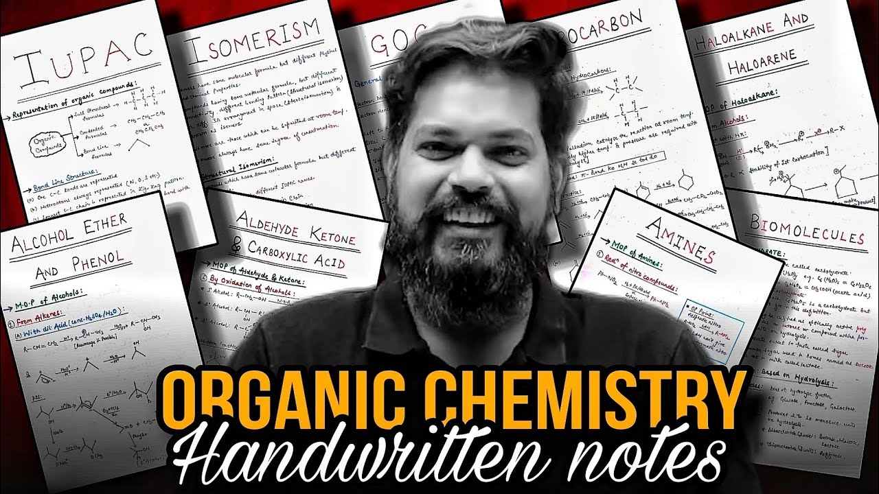 Organic chemistry handwritten notes | Pankaj sir | yakeen 2.0 ...
