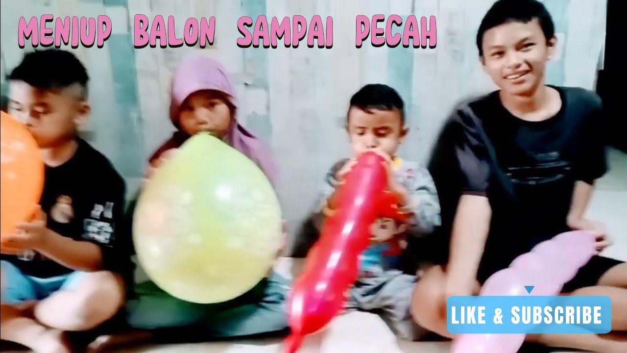 Meniup Balon Sampai Pecah 🎈🎈🎈, Balloon Game 🎈 - YouTube