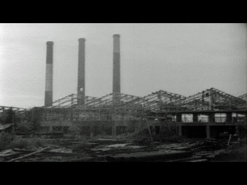 HD Stock Footage WWII Japanese Aircraft Factory in Ruins - YouTube