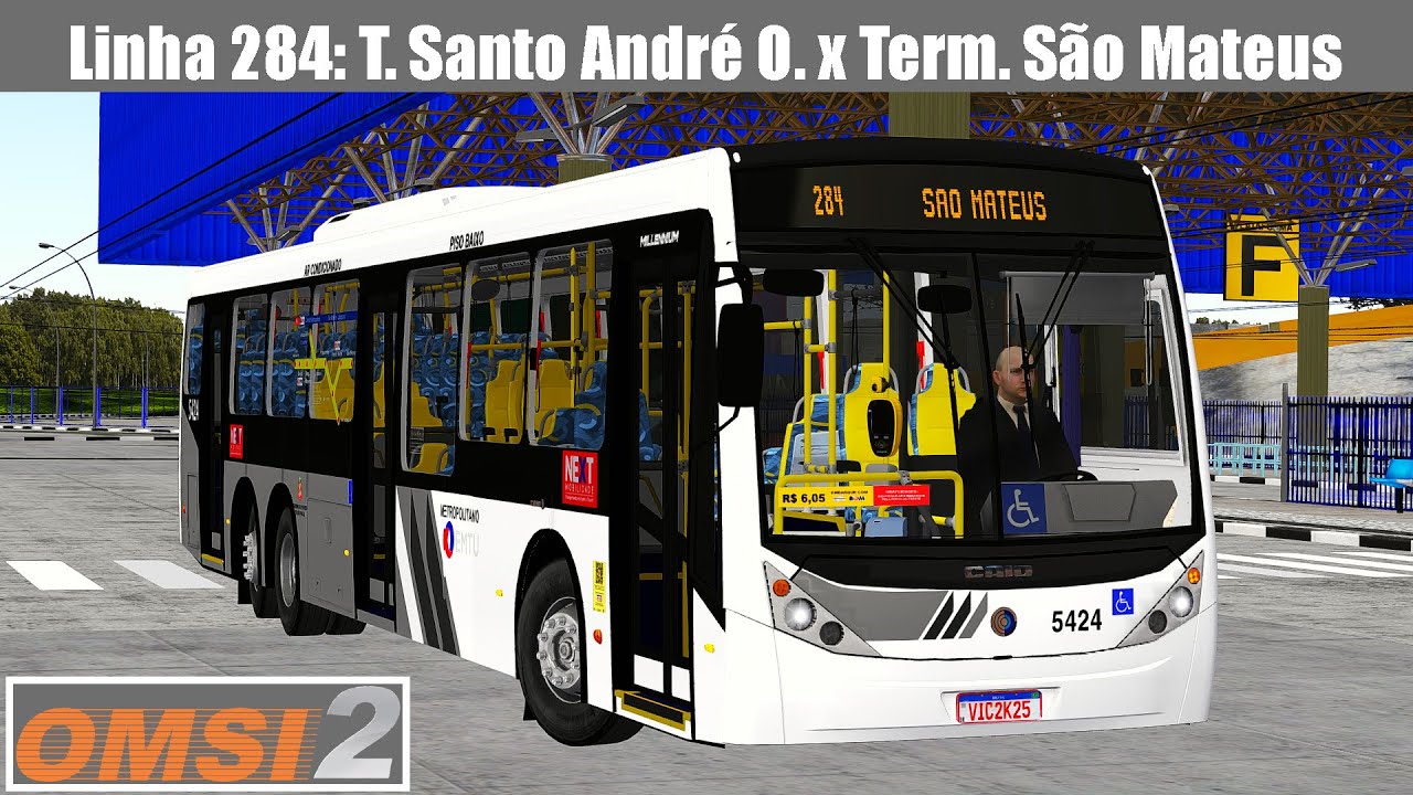 OMSI 2 | Caio Millennium III - Scania: K270UB | Linha 284 - YouTube