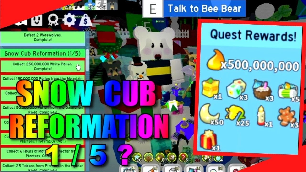 NOVAS MISSOES DE BEESMAS PARTE 2 + NOVA QUEST SNOW CUB REFORMATION 1 / ...