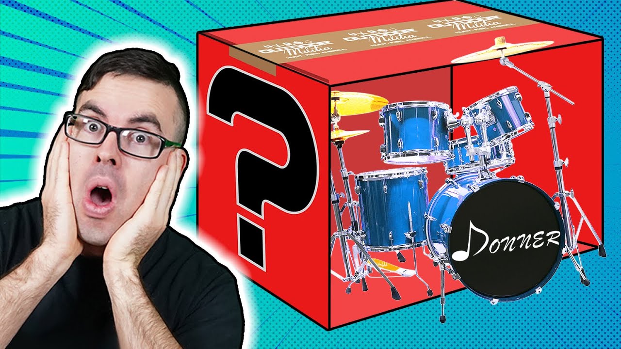 I ordered a GIANT MYSTERY BOX from Donner - YouTube