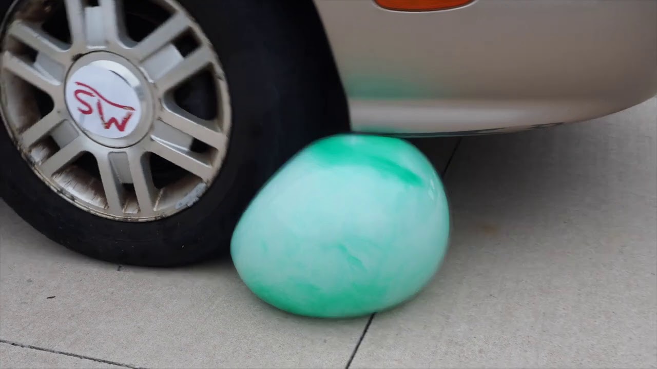 Squishy and Crunchy Things Run Over By Car - YouTube