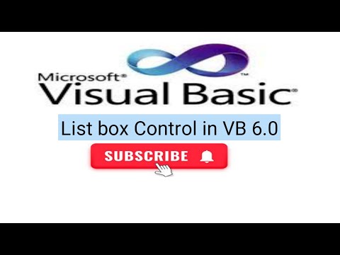 BCA IV Sem: ListBox in Visual Basic - YouTube