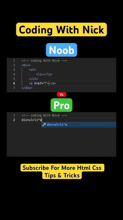 How Beginners Code vs How Pros Code 👶 ️👨‍💻 #coding #html5 #css3 #csstricks #webdesigning #shorts ...