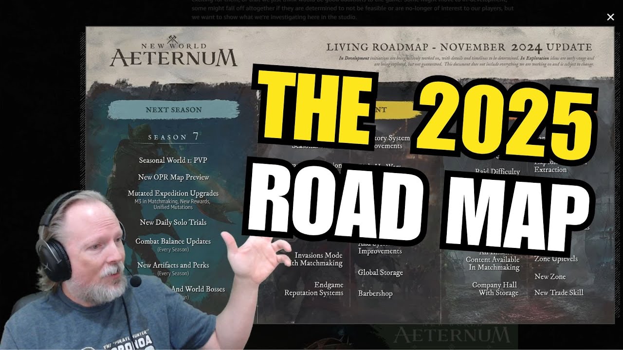 The 2025 Road Map for New World: Aeternum - Renfail Reacts - YouTube