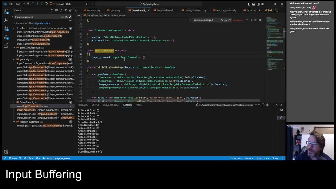Zig Fighting Game - Input Buffering - YouTube