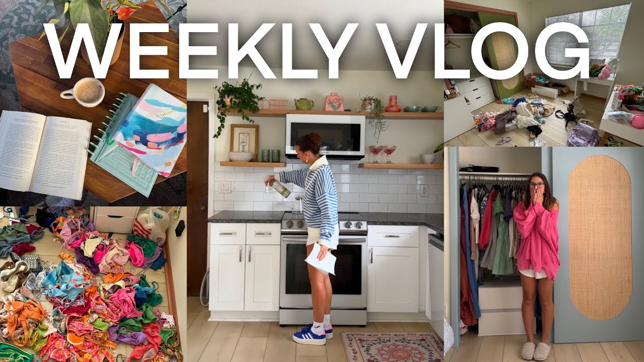 productive day with me vlog: spring cleaning, working, and motivation ...