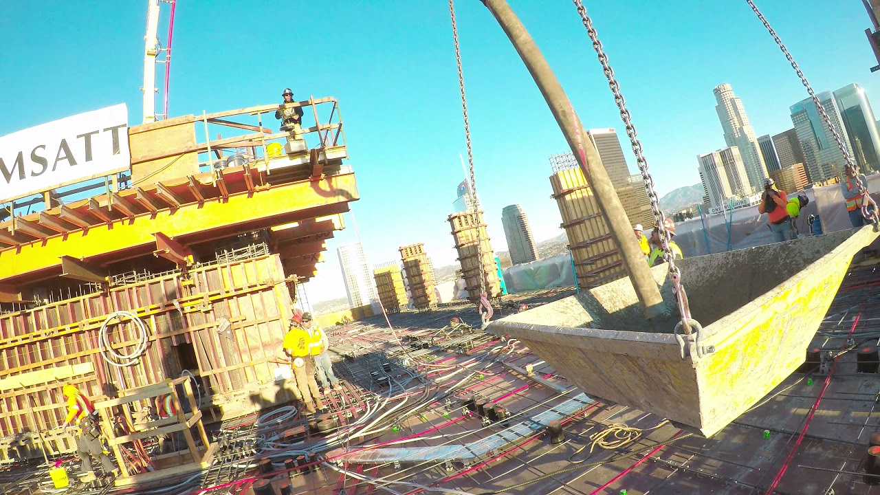 Level 46 Slab Pour. High Rise Concrete - YouTube