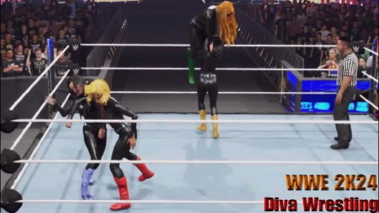 WWE 2K24 Totally 4 Way Spies Special with Alex, Britney, Clover & Sam ...