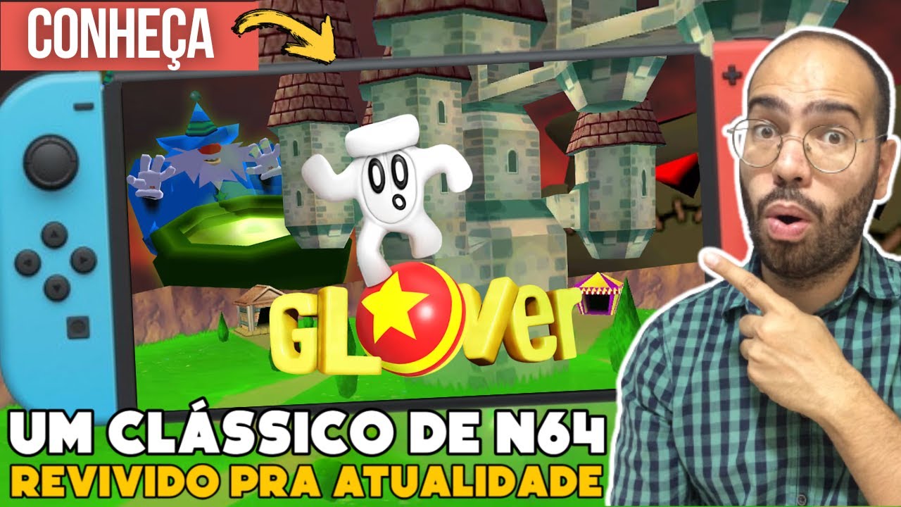 CONFERINDO O GAMEPLAY DE GLOVER UM CLÁSSICO DE NINTENDO 64 AGORA PARA ...
