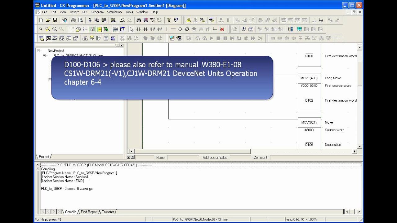 G9SP and PLC ethernet setup(Sub) - YouTube